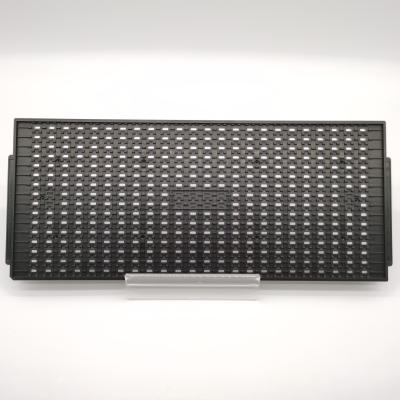 China Black MPPO ESD Component Tray 7.62mm Thick for BGA IC Devices - 322.6x135.9mm JEDEC Standard for sale