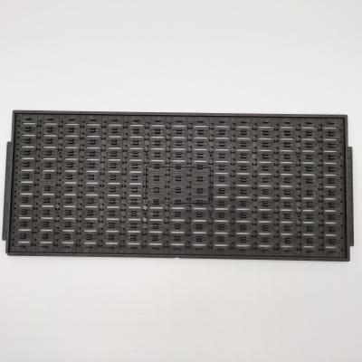 China Permanent Antistatic JEDEC Matrix Trays 322.6x135.9x7.62mm for IC Component Transport with 10⁴-10¹¹ Ω Surface Resistance for sale