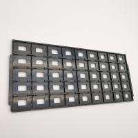 China Custom High Temperature JEDEC Tray 322.6x135.9mm with 45 Cavities for Optical Devices & PCB Modules for sale