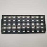 China Custom High Temperature JEDEC Tray 322.6x135.9mm with 45 Cavities for Optical Devices & PCB Modules for sale