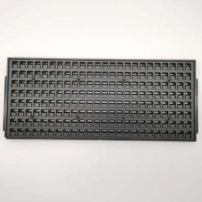 China SGS Lightweight Custom JEDEC Trays 322.6×135.9×13mm with 192-Cavity Matrix and 150°C Temperature Resistance for sale