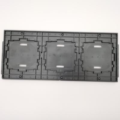 China JEDEC Standard ESD Component Tray HIPS Material 7.62mm/12.19mm Thickness for IC Chip Protection for sale