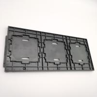 China JEDEC Standard ESD Component Tray HIPS Material 7.62mm/12.19mm Thickness for IC Chip Protection for sale