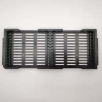 China ESD Black Plastic Matrix Trays for Connector Storage 135.9x322.6x30.4mm with 24 Cavities and 150°C Temperature Resistance for sale