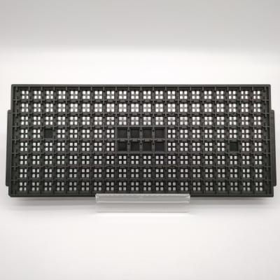 China ESD PPO Material JEDEC Matrix Trays 322.6x135.9mm for DRAM IC with 160 Cavity Capacity for sale