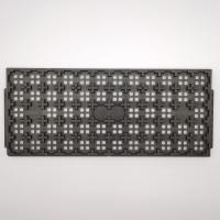 China ROHS Black ESD JEDEC Tray 322.6x135.9mm for LGA IC Chips with 150°C Temperature Resistance for sale