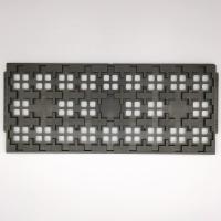 China PPE Black ESD JEDEC IC Tray 322.6x135.9mm for LGA Chip Package with 150°C Temperature Resistance for sale