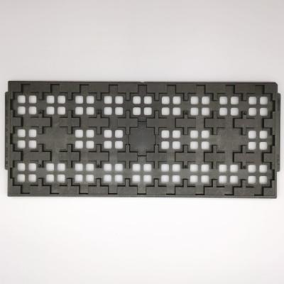 China PPE Black ESD JEDEC IC Tray 322.6x135.9mm for LGA Chip Package with 150°C Temperature Resistance for sale