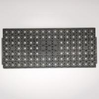 China Custom Black JEDEC Tray Anti-Static Components Matrix Trays 322.6x135.9mm with 105 Cavities for BGA CSP QFP QFN for sale