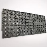 China Custom Black JEDEC Tray Anti-Static Components Matrix Trays 322.6x135.9mm with 105 Cavities for BGA CSP QFP QFN for sale