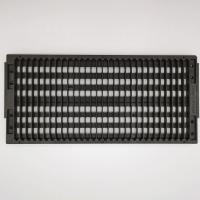 China Custom Static Black Matrix JEDEC IC Trays MPPO 322.6×146.9mm with 30 Cavities for Semiconductor Packaging for sale