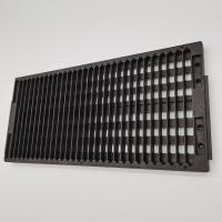 China Custom Static Black Matrix JEDEC IC Trays MPPO 322.6×146.9mm with 30 Cavities for Semiconductor Packaging for sale