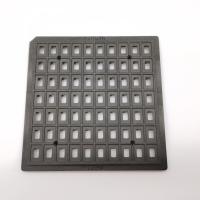 China Heat Resistant Waffle Pack Chip Tray 101.4x101.4x5.5mm 70 Cavities MPPO for sale