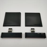 China Custom Optoelectronic Chip Waffle Pack Tray Cover Clip PC Material 101.6x101.6mm for sale