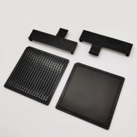 China OEM Black Waffle Pack Chip Trays 101.6×101.6×5.4mm with 324 Cavity Matrix for Automation Equipment for sale