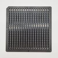 China OEM Black Waffle Pack Chip Trays 101.6×101.6×5.4mm with 324 Cavity Matrix for Automation Equipment for sale