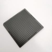 China ESD Black Waffle Pack IC Chip Tray 50.7x50.7x4mm for Micro Die with 440 Cavities and 10⁴-10¹¹Ω Resistance for sale