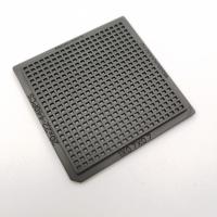 China ESD Black Waffle Pack IC Chip Tray 50.7x50.7x4mm for Micro Die with 440 Cavities and 10⁴-10¹¹Ω Resistance for sale