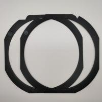 China PPS Single Wafer Shipping Plastic Ring Frame 276x276x2.5mm for 100/150/200mm Wafers with RoHS SGS Certification for sale