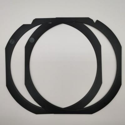 China PPS Single Wafer Shipping Plastic Ring Frame 276x276x2.5mm for 100/150/200mm Wafers with RoHS SGS Certification for sale