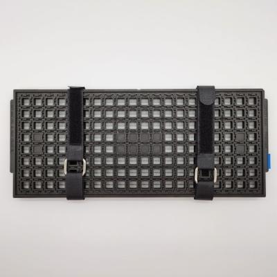 China Black Nylon Reusable ESD Tie Hook Loop for JEDEC Tray Binding with 10^4-10^9 Ohm Resistance for sale