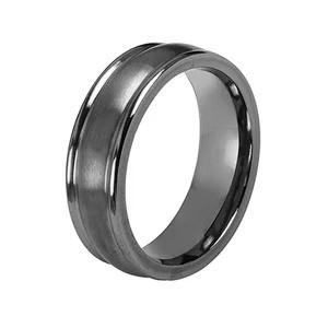 China Tantalum Ring OEM–Handmade Plain Metal Wedding Bands for sale