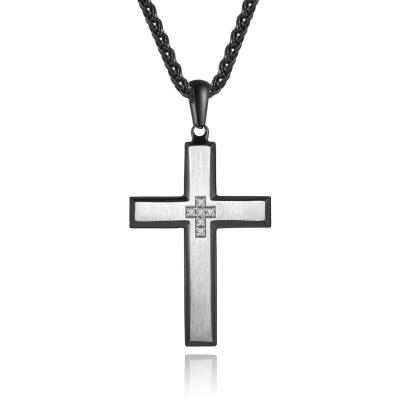 China Stocked Goods Cross Shape Men's Pendants Men Necklace With Fast  Delivery for sale
