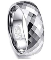 China Women's Tungsten Carbide Ring with Setting Inlay Technology Men's Fashion Accessory for sale