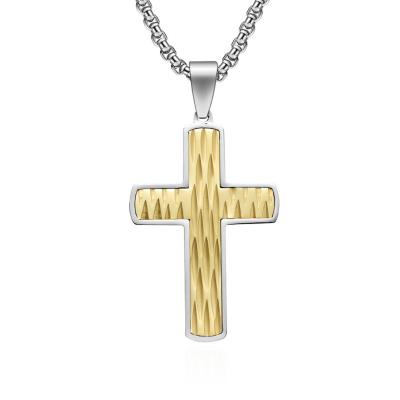 China Fashion Stainless Steel Chain Necklace Men's Jewelry Gold Plated Spiral Pendant Necklaces for Men Hip Hop Party Anniversary Gift for sale