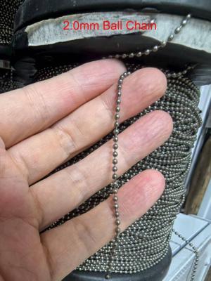 China Best Selling 2.0mm and 2.4mm Ball Chain Titanium Accessories Stock Available – TA1 Titanium Chain | Custom Color Surface Treatment for sale