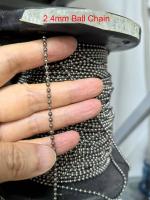 China Best Selling 2.0mm and 2.4mm Ball Chain Titanium Accessories Stock Available – TA1 Titanium Chain | Custom Color Surface Treatment for sale
