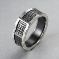 China Newly Style Die-Cust Stainless Steel Men's Wedding Ring Stainless Steel Ring Wedding Band Fashion Jewelry for sale