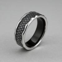China New Arrival Classic Stainless Steel Men's Wedding Ring Stainless Steel Ring Wedding Band for sale