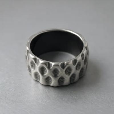 China New Design Stainless Steel Rings New Personality Jewelry for Men Die-cast Mold Rings Fashion Ring Jewelry for sale