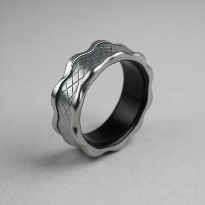 China Newly Developed Solid Stainless Steel Ring Random Size Types Stainless Steel Jewelry Rings for Men and Women for sale