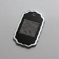 China Versatile Men's Pendant: Lightweight metal,black accent,day to night use for sale