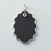 China Vintage Black leaf Men's Pendant,Showing a Gentleman's Retro Style for sale