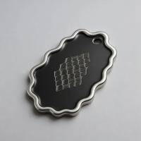 China Made to order Maze Like Texture Stainless Steel Men's Pendant. for sale