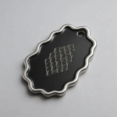 China Made to order Maze Like Texture Stainless Steel Men's Pendant. for sale