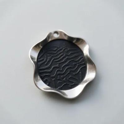 China Men's Retro style Engraved Pendant Necklace:A Touch of old world allure for sale