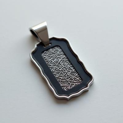 China Custom Classic Pattern Stainless Steel Men's Pendant for sale