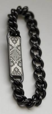 China Black Plated Stainless Steel Friendship Bracelets for Man Bracelet Jewelry Chain Party for sale