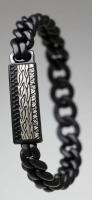 China Unisex Stainless Steel Bracelet for Birthday Holiday Gift with Engraved Logo for sale