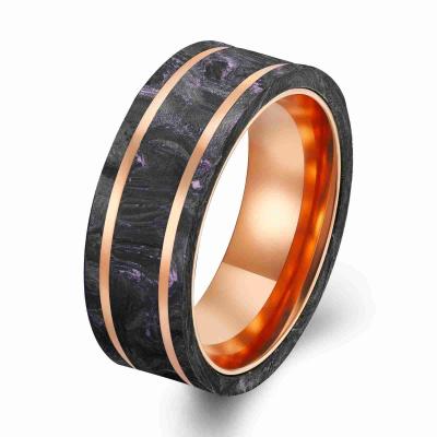 China Custom Forged Carbon Fiber Jewelry | 50+ Color Choices | OEM for sale