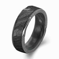 China Forged Carbon Fiber Daily Ring | Ultra-Light + Skin-Friendly for sale