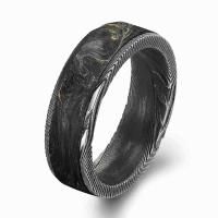China Golden-Infused Forged Carbon Fiber | Delicate Texture Hides a Sharp Edge, Customize Your Finger Style for sale
