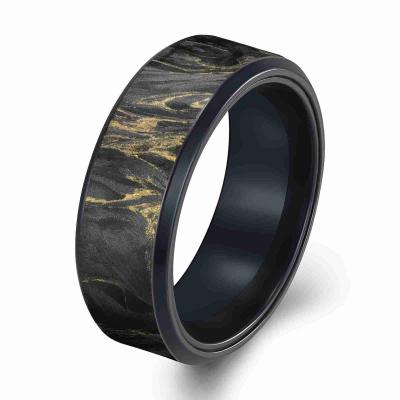 China Unique Pattern Forged Carbon Fiber Rings | Wholesale Pricing for sale