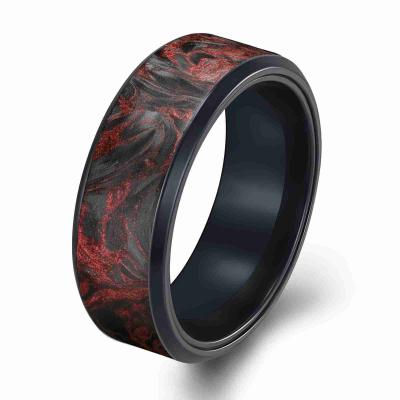 China Wholesale Colored Carbon Fiber Rings | Custom Forged Composite for sale