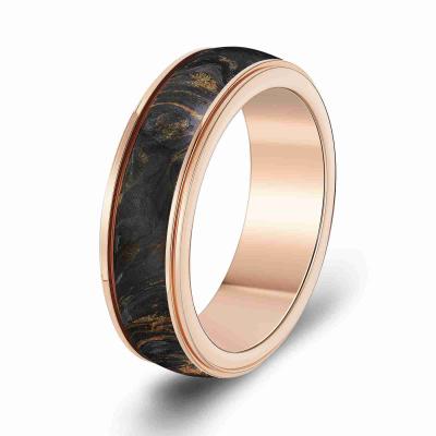China Forged Carbon Men’s Ring | Ultra-Lightweight & Scratch-Resistant for sale