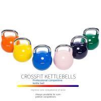 China Private teaching of competitive kettlebells steel female household hip exercises deep squats solid cast iron dumbbells for sale